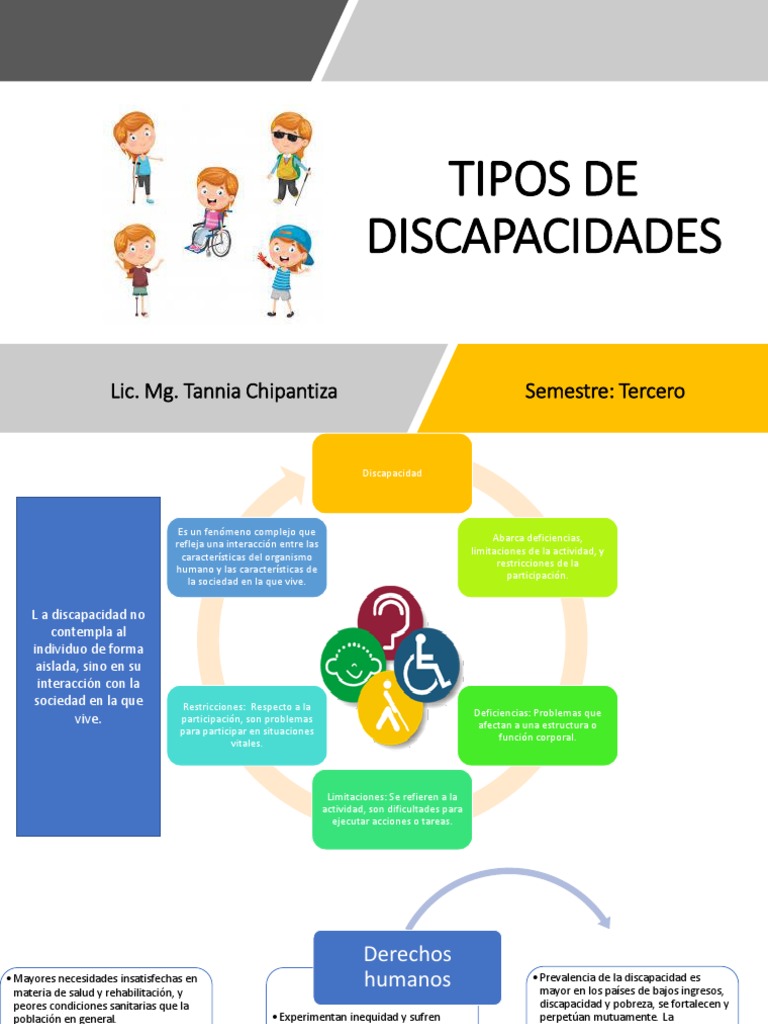 Tipos de Discapacidad | PDF | Discapacidad intelectual | Invalidez