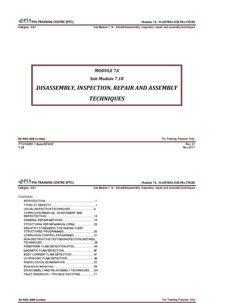 Aircraft Maintenance Practices Overview | PDF | Corrosion | Tire