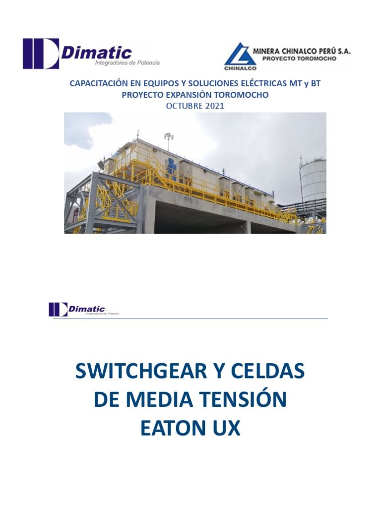 2 SG y Celdas de MT UX | PDF | Transformador | Tornillo