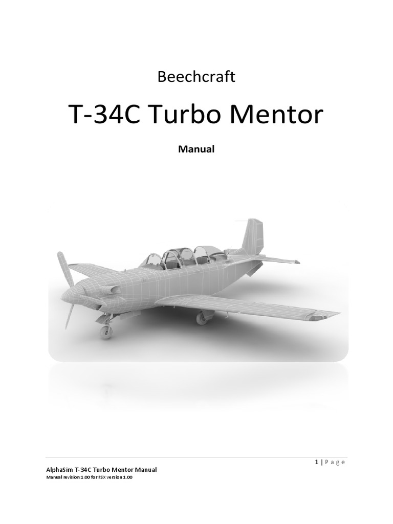 Manual T34C EN | PDF | Takeoff | Turbocharger