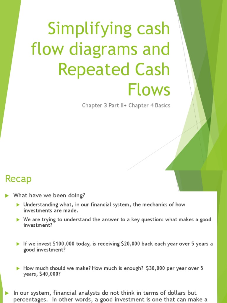 Cash Flow Diagrams and Investment Analysis | PDF | Time Value Of Money ...