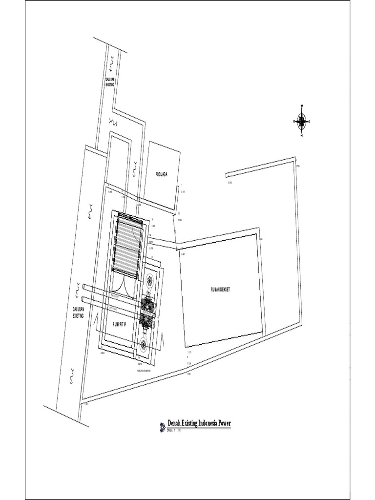 Denah Existing Indonesia Power | PDF