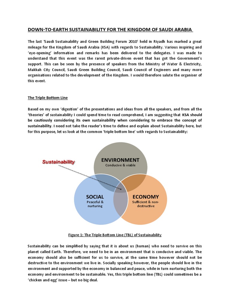 Sustainability & Green in Ksa Context | PDF | Green Building ...