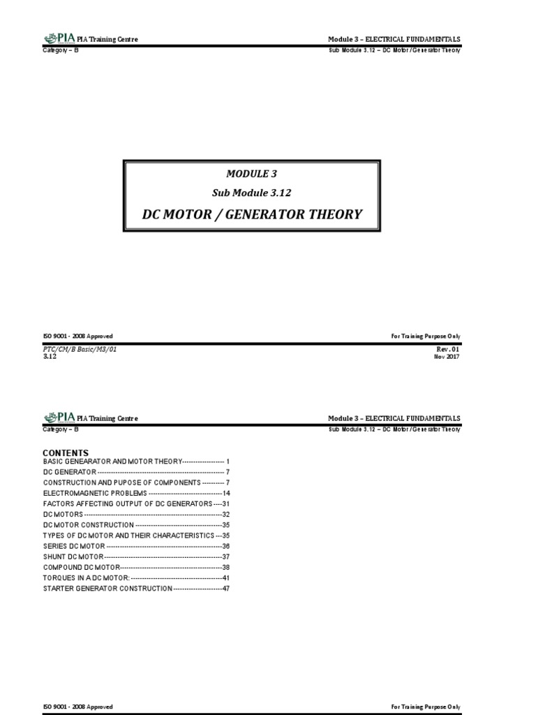 Understanding DC Motors and Generators: A Comprehensive Look at Theory ...