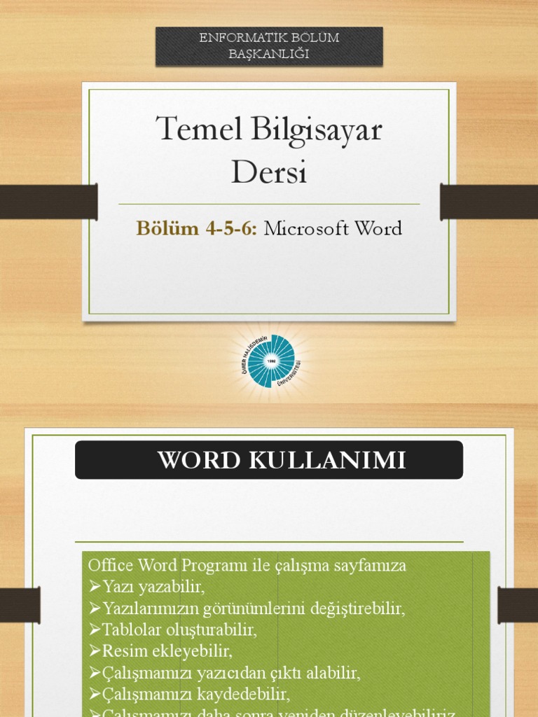 IV. Hafta - Temel Bilgisayar | PDF