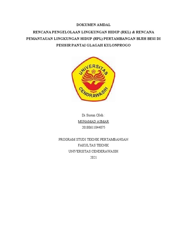 RKL RPL Tambang Bijih Besi | PDF