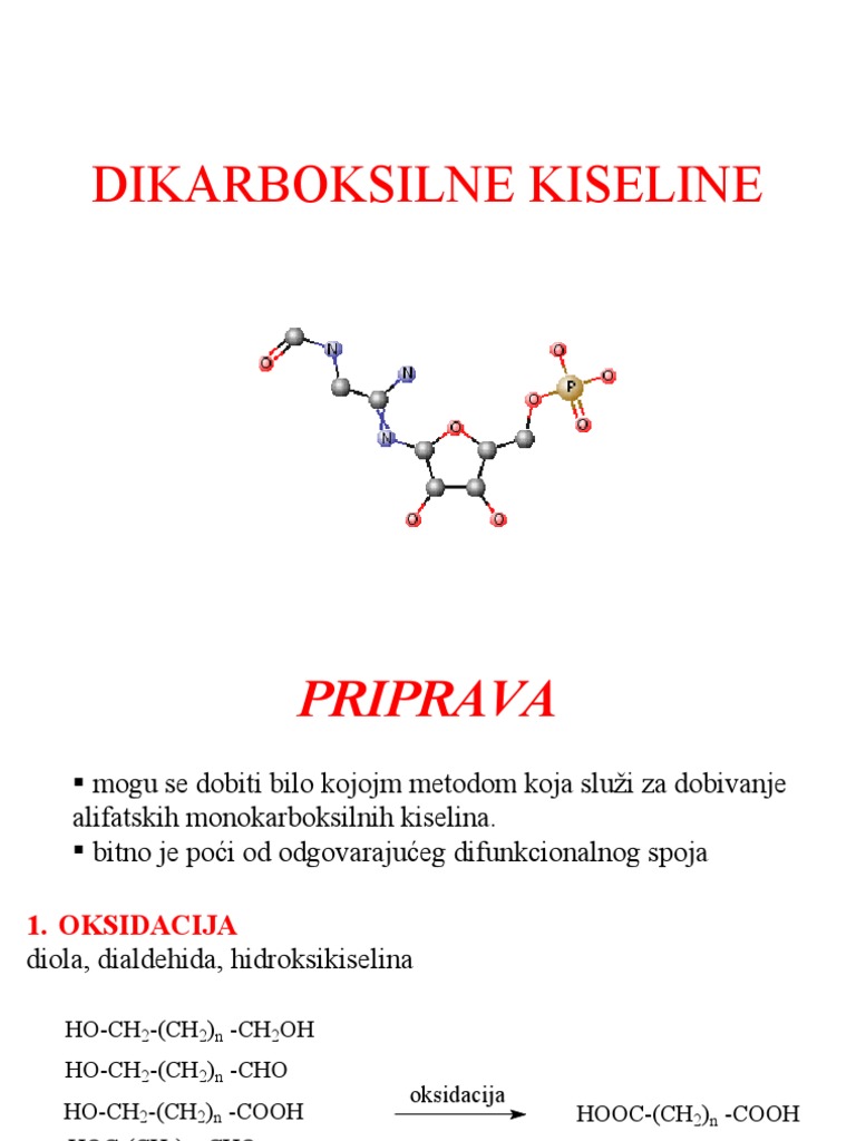 Dikarboksilne Kiseline | PDF