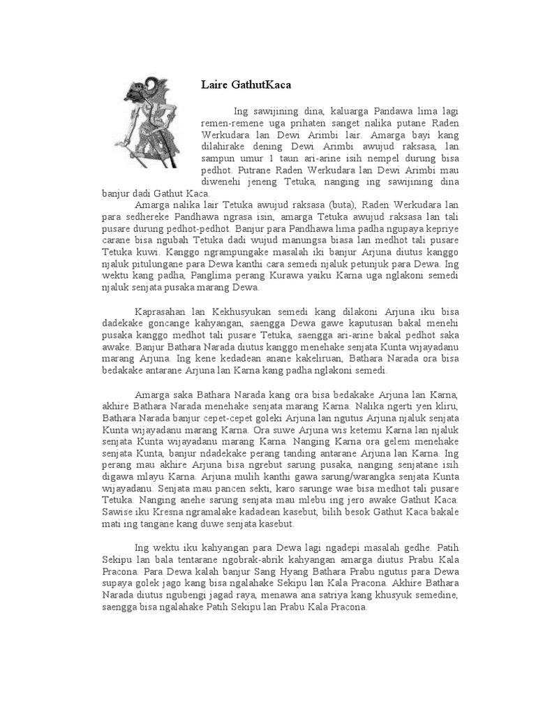 Laire GathutKaca-1 | PDF