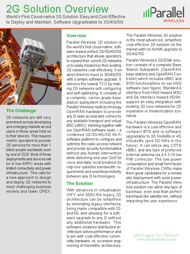 World's First Cloud-Native 2G Solution: Easy and Cost-Effective To ...
