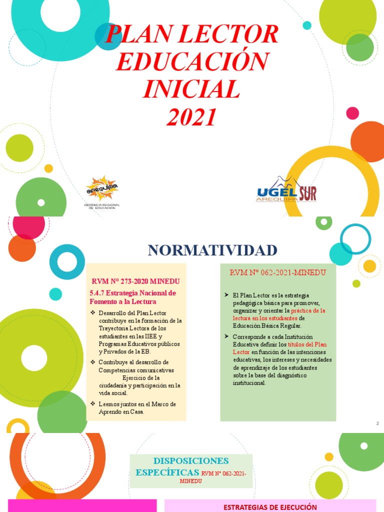 Plan Lector Educación Inicial | PDF | Educación de la primera infancia ...