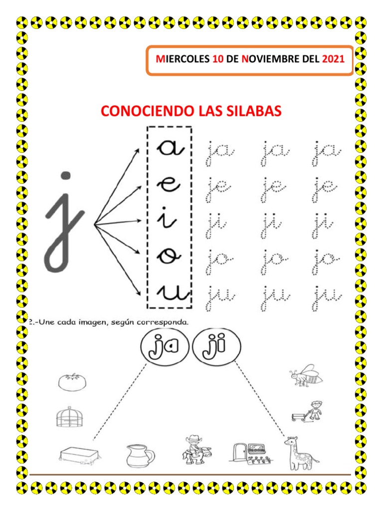 Conociendo Las Silabas | PDF