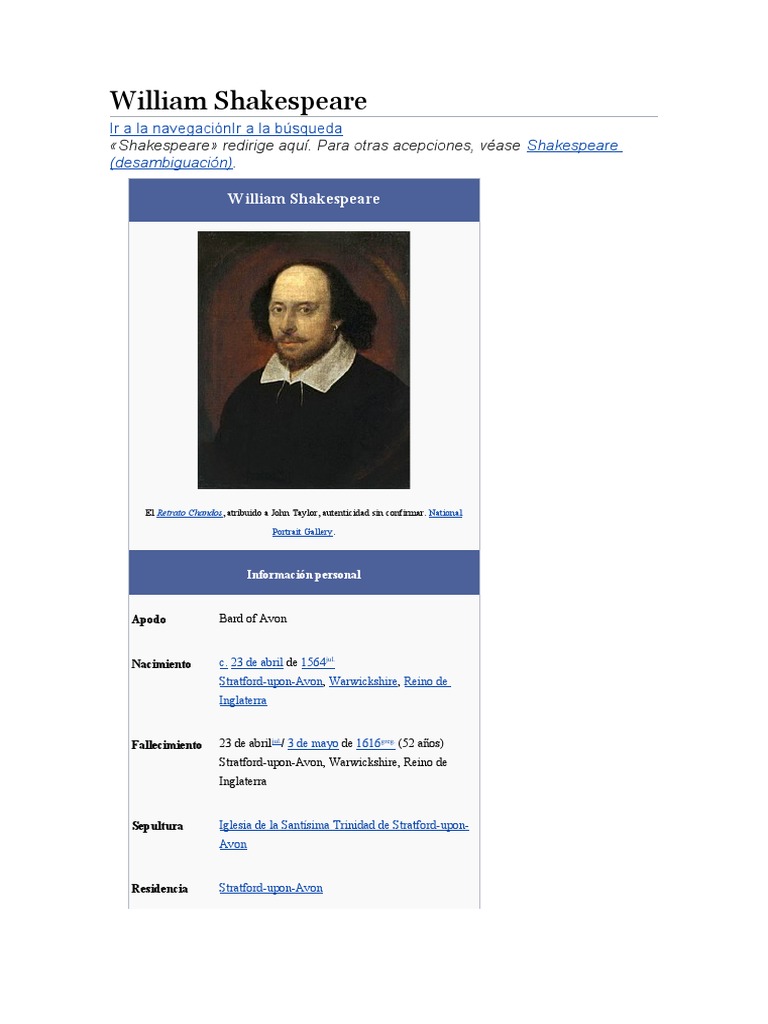 William Shakespeare | PDF | William Shakespeare