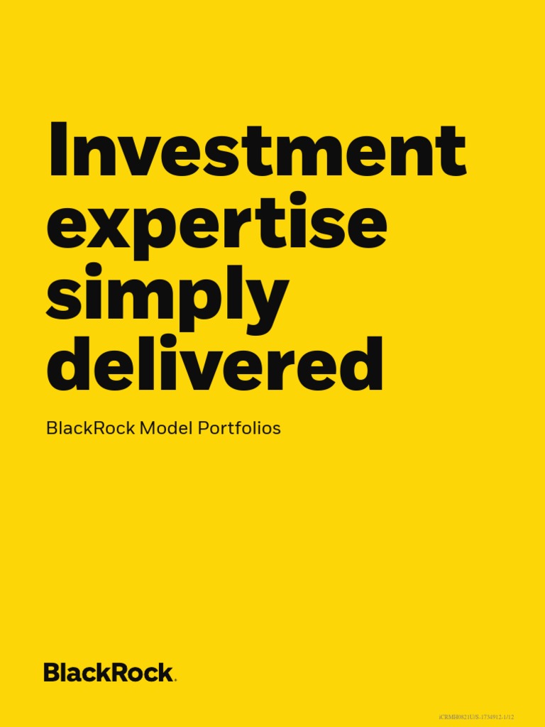 Model Portfolio Client Conversation Guide | PDF | Black Rock | Investing