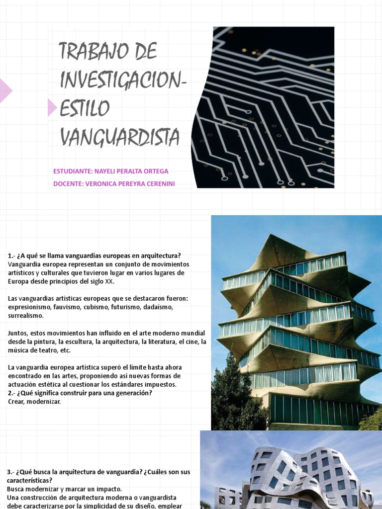 Estilo Vanguardista | PDF
