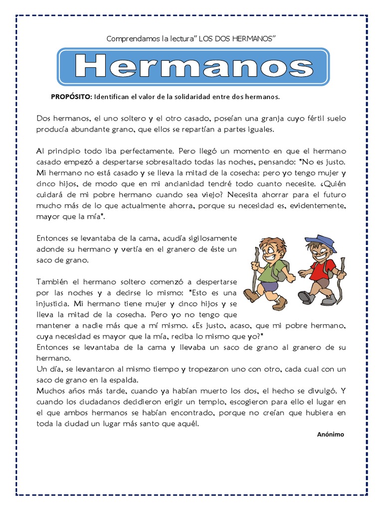 Ficha Los Hermanos | PDF