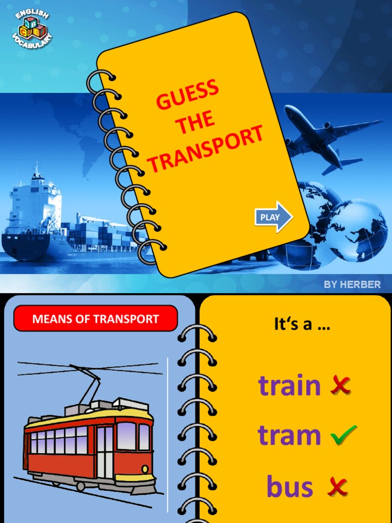 Guess The Transport Fun Activities Games Games 58642 | PDF | Wheeled ...