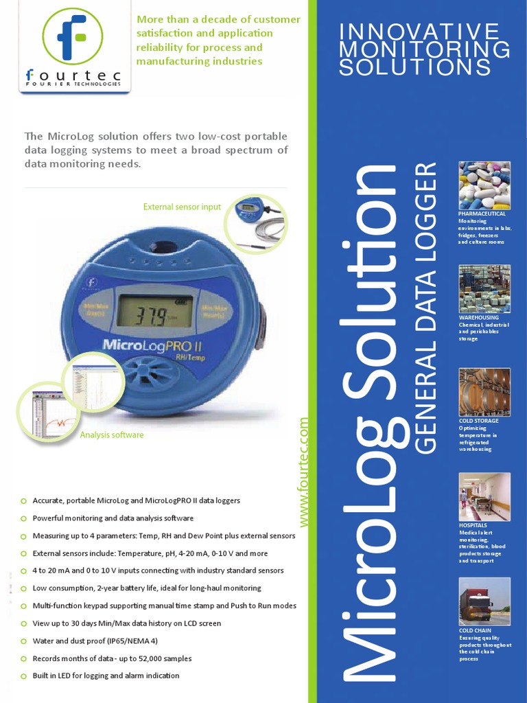 Microlog - Brochure | PDF | Microsoft Excel | Personal Computers