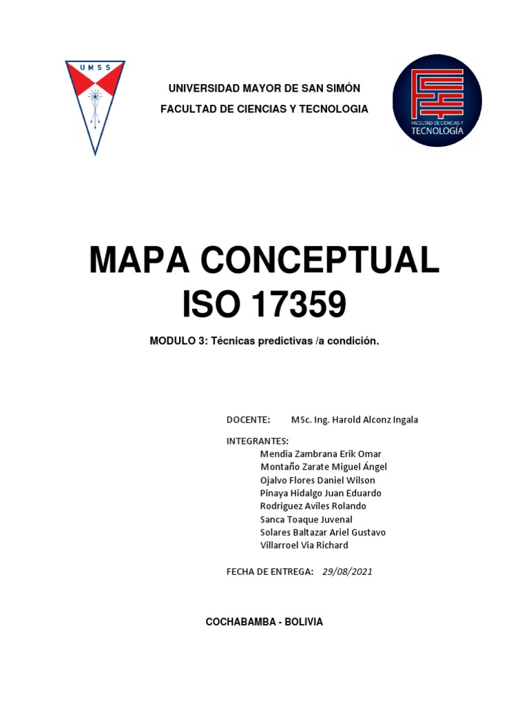 Mapa Conceptual ISO 17359 Grupo # 3 | PDF | Medición | Diagnostico medico