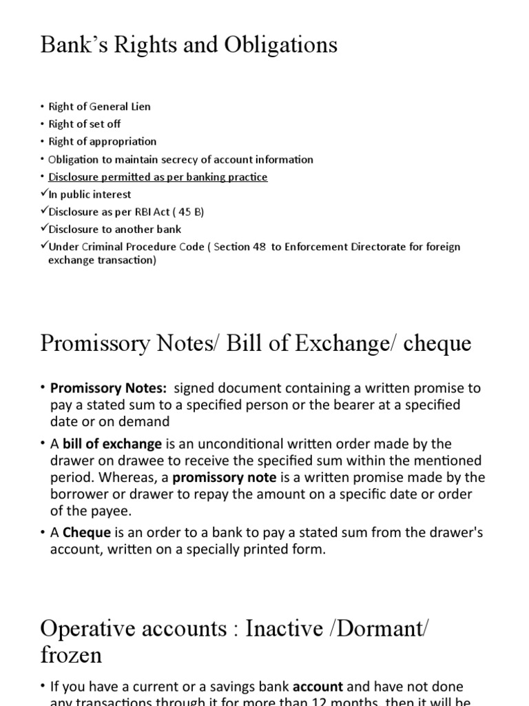 Session 19-20 - Accounts Operation | PDF | Negotiable Instrument | Cheque