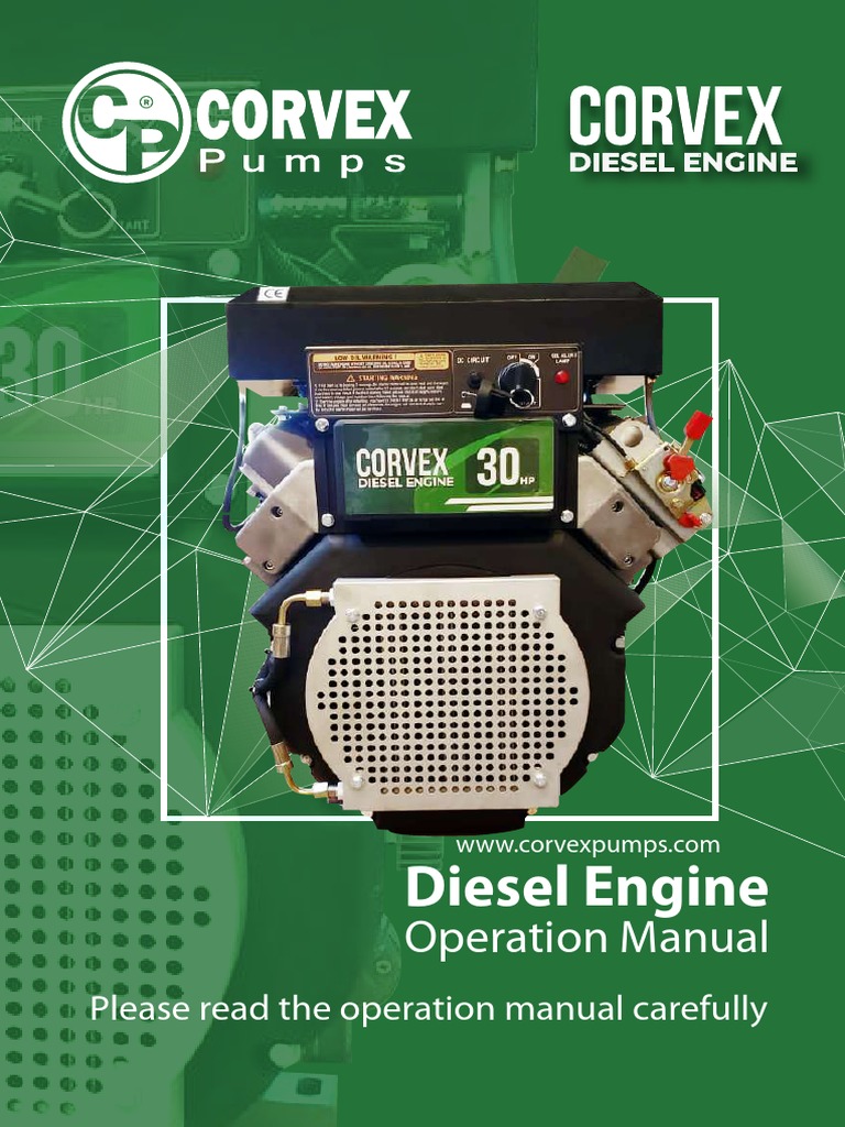 Diesel Engine: Operation Manual | PDF | Diesel Engine | Piston