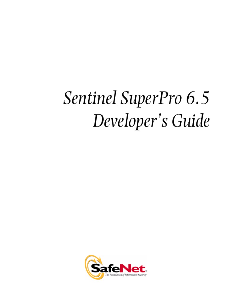 Sentinel Superpro 6.5 Developer'S Guide | PDF | Key (Cryptography ...
