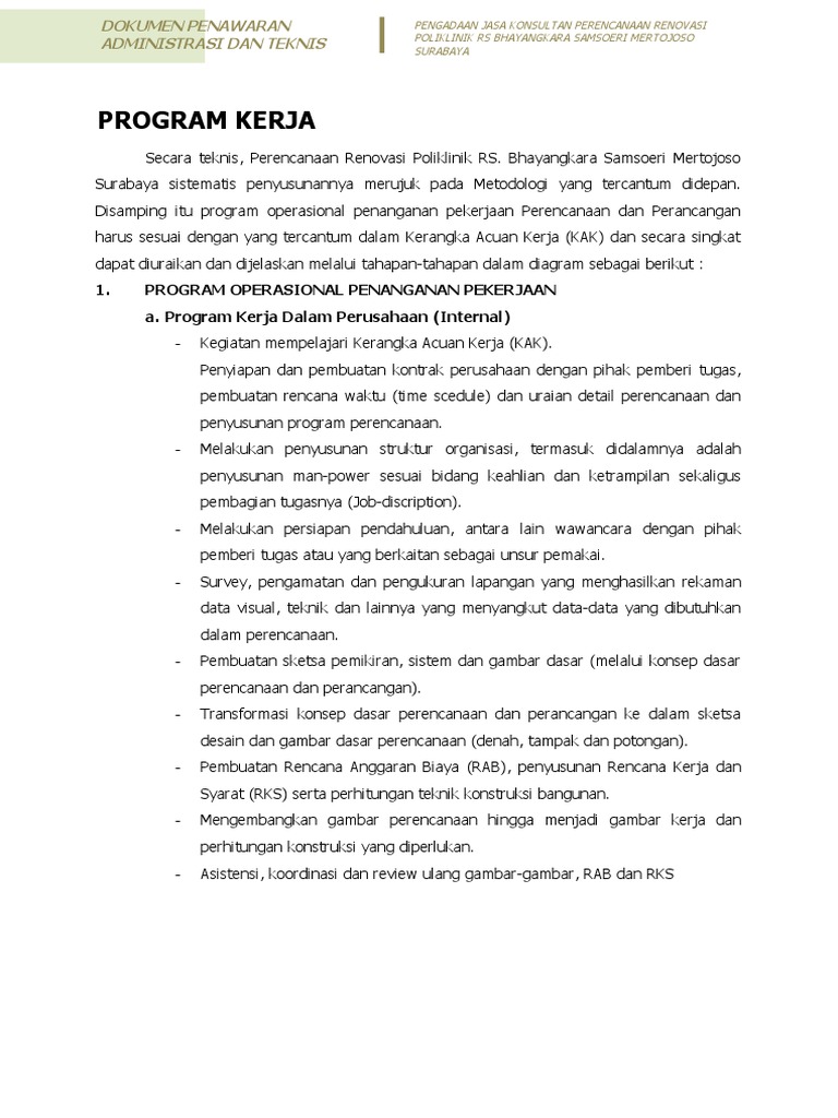 E.2. Program Kerja | PDF | Seni | Komputer