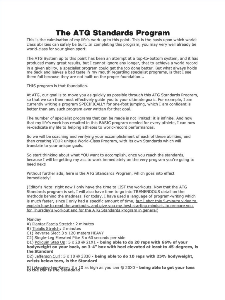 ATG - Standards | PDF