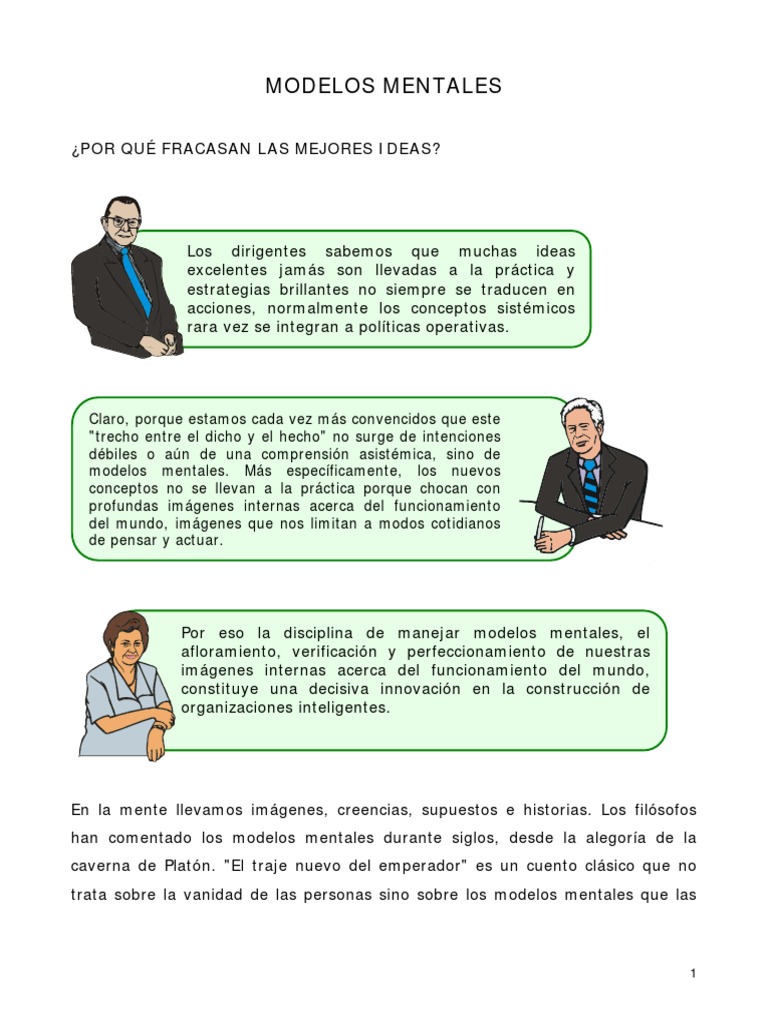 28 Modelos Mentales | PDF | Aprendizaje | Mente