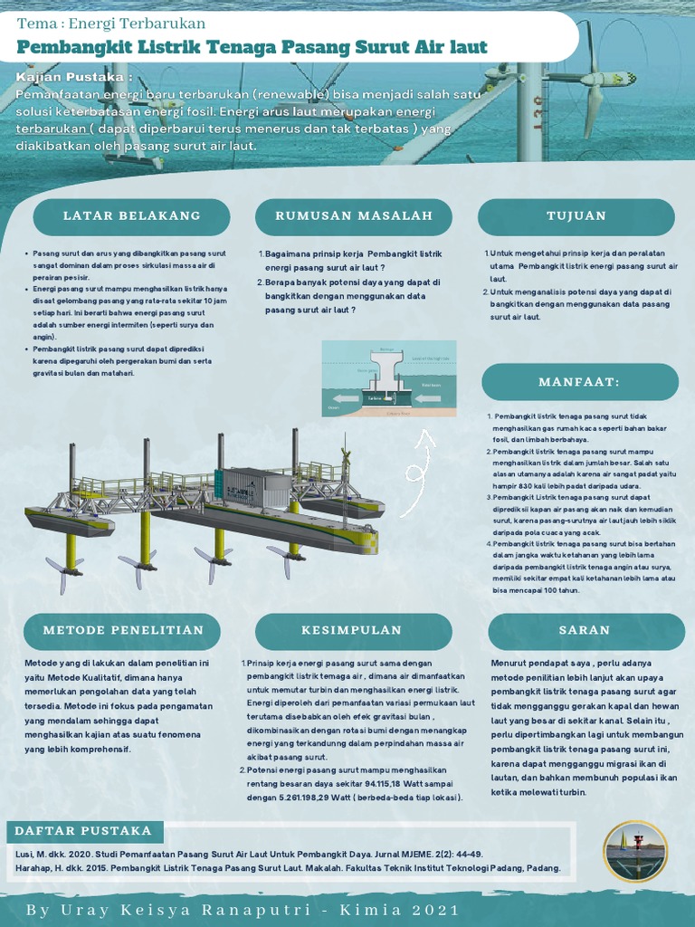 1 - Uray Keisya Ranaputri - Pembangkit Listrik Tenaga Pasang Surut Air ...