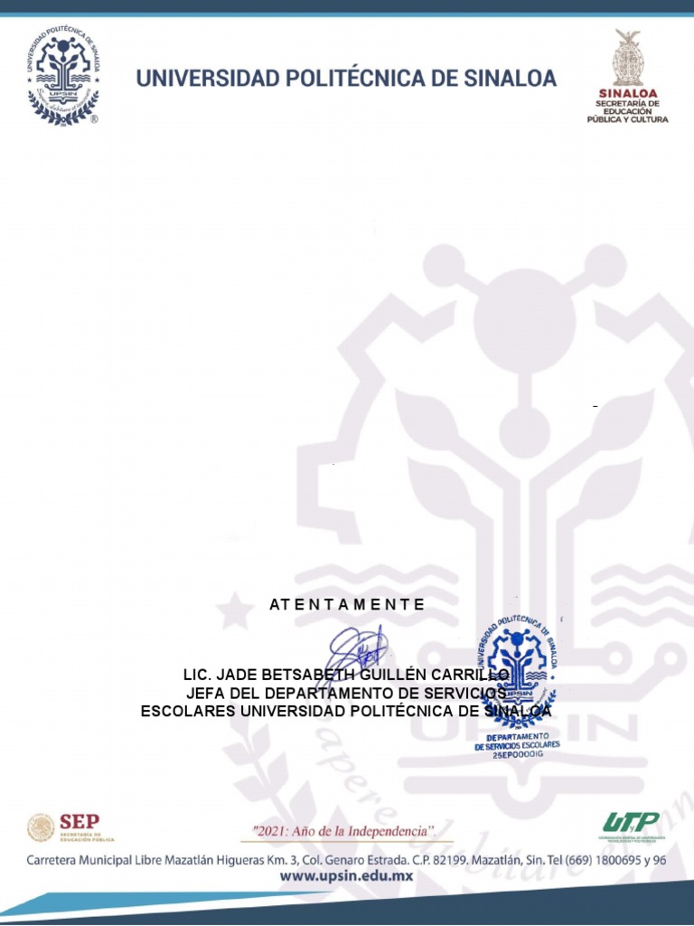 Membrete Upsin | PDF