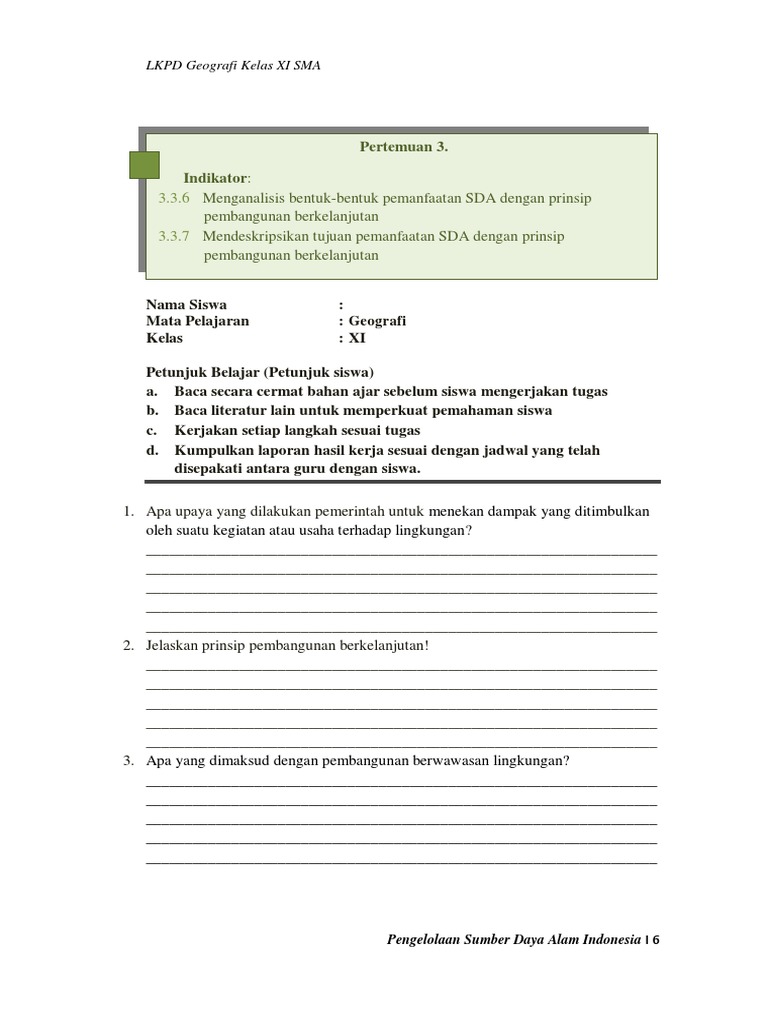 LKPD Sda 3 | PDF | Karier & Perkembangan | Seni