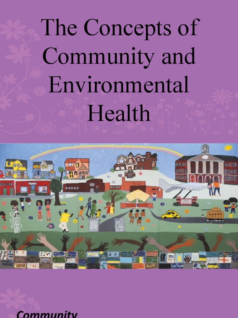 The Concepts of Community and Environmental Health | PDF | Natural ...