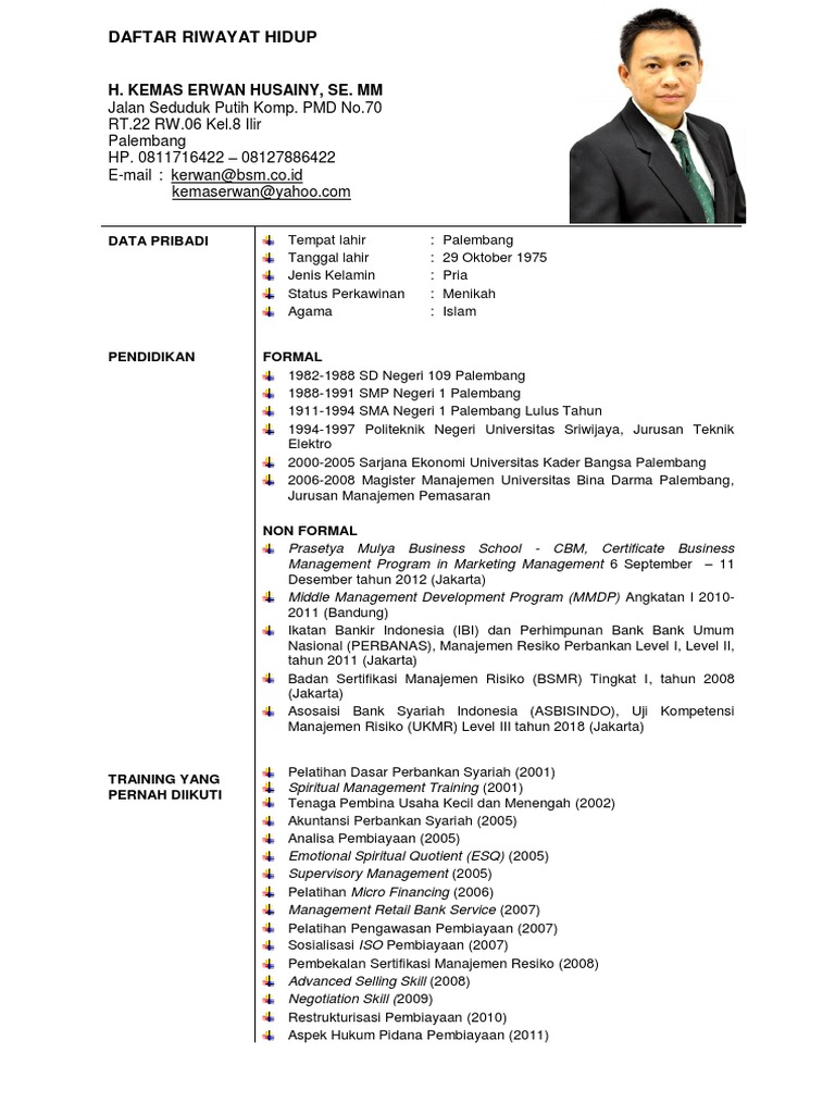 CV Kemas Erwan Husainy | PDF