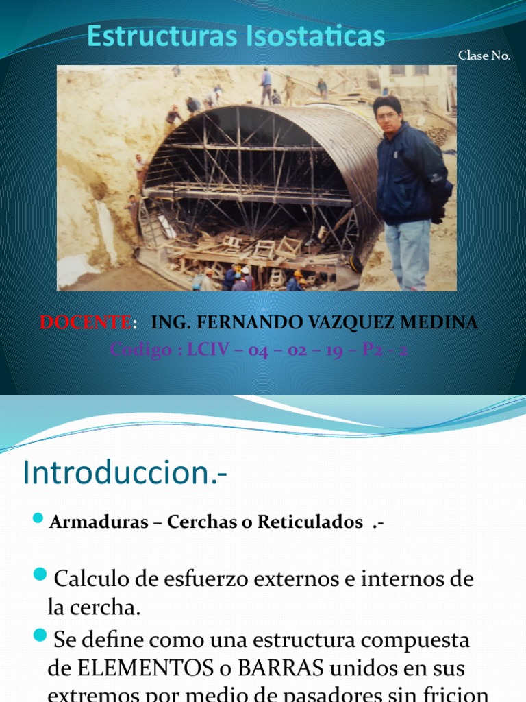 Estructuras Isostáticas y Cerchas | PDF | Braguero | Ingeniería estructural