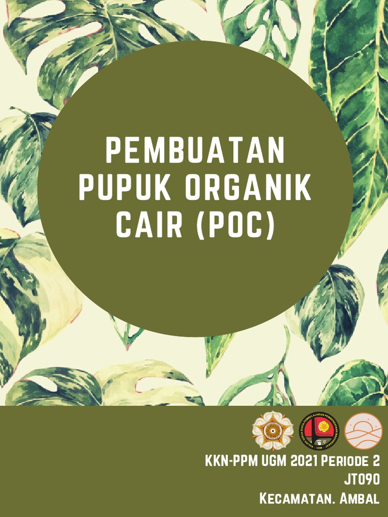 Pembuatan Pupuk Organik Cair (POC) | PDF