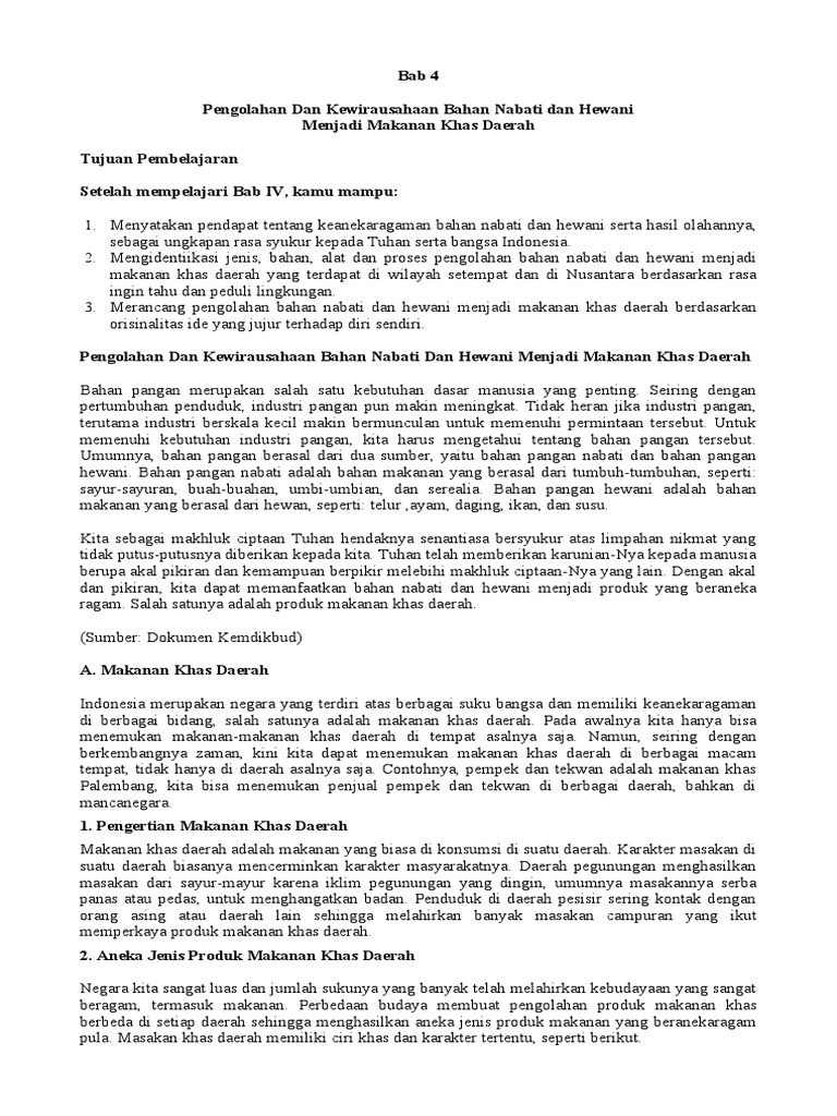 Materi PKWu - Bab 4 - 1 | PDF