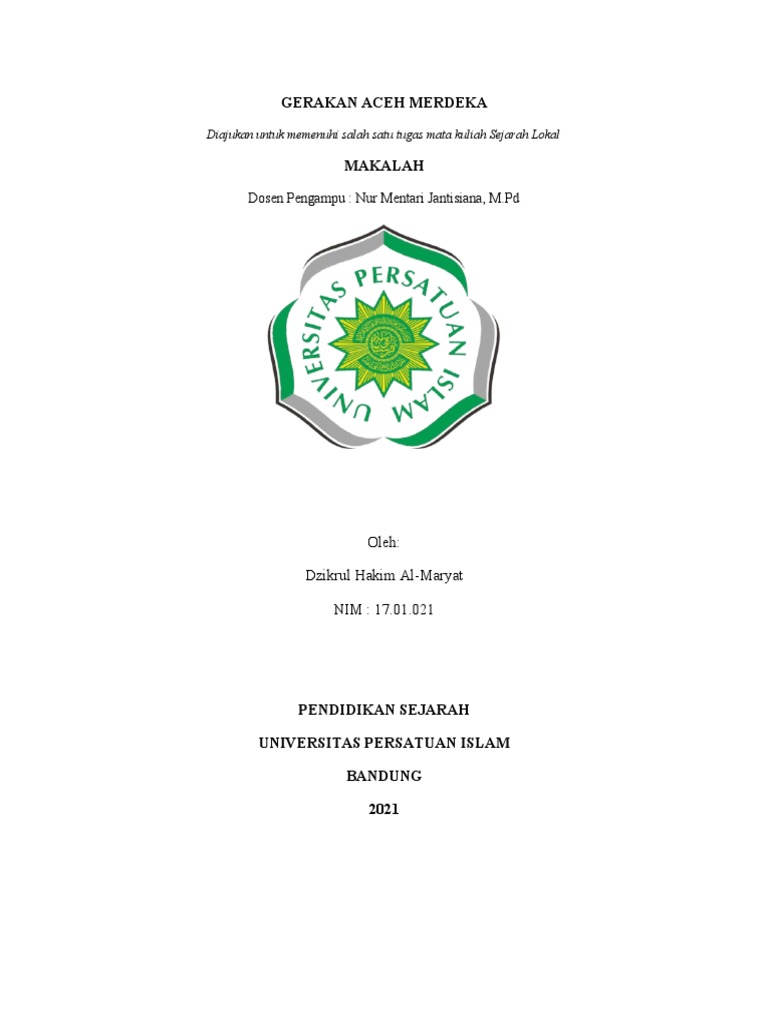 Gerakan Aceh Merdeka | PDF