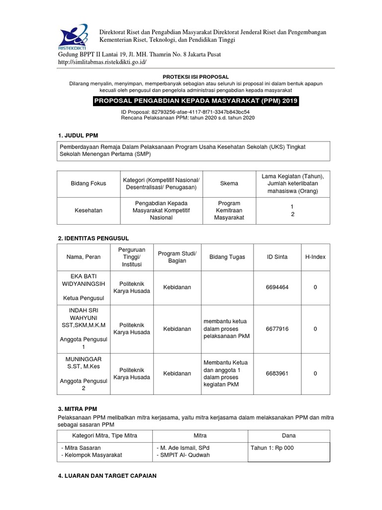 Pemberdayaan Remaja UKS SMP | PDF