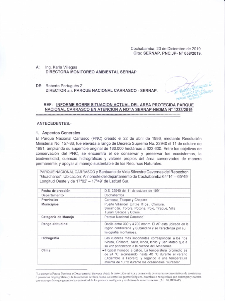 Informe Situación Actual PNC | PDF