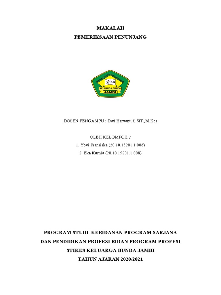Makalah Kelompok 2 Pemeriksaan Penunjang | PDF