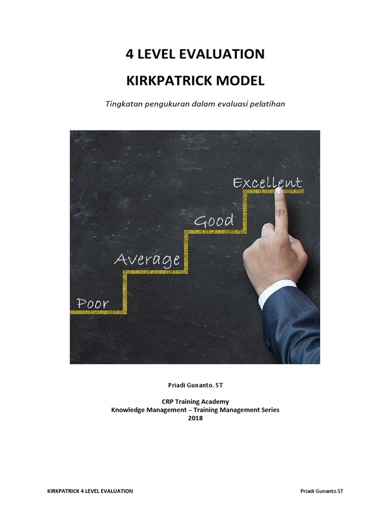 4 Level Evaluation Kirkpatrick | PDF