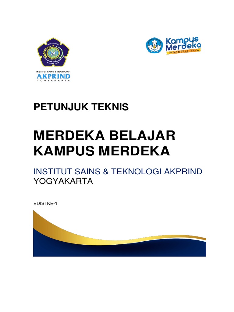 Panduan Juknis MBKM Cetak + SK | PDF