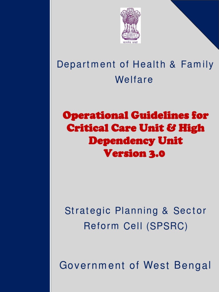 Oper Guideline Ccu&Hdu Ver 3.0 | PDF | Intensive Care Unit | Intensive ...