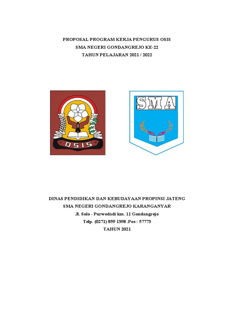 Proposal Proker Osis-7 | PDF