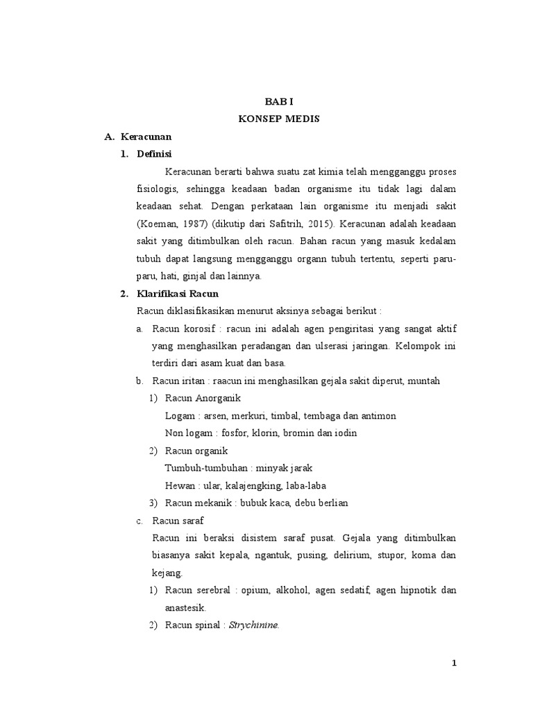 Askep Keracunan | PDF