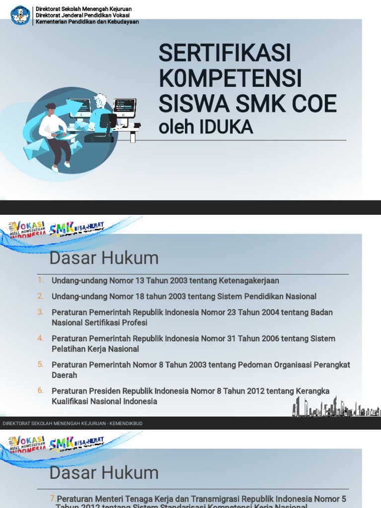 Sertifikasi Kompetensi Oleh IDUKA - 28082020-Final2 | PDF