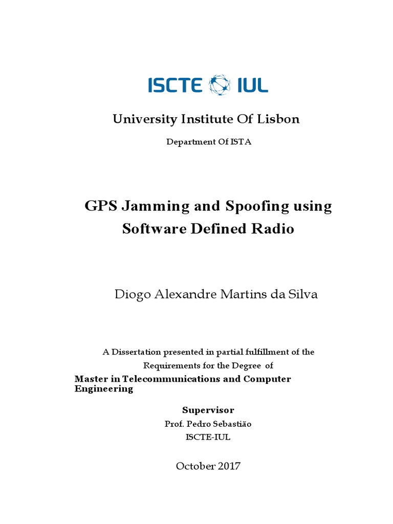 GPS Jamming and Spoofing Using Software Defined Radio | PDF | Sistema ...