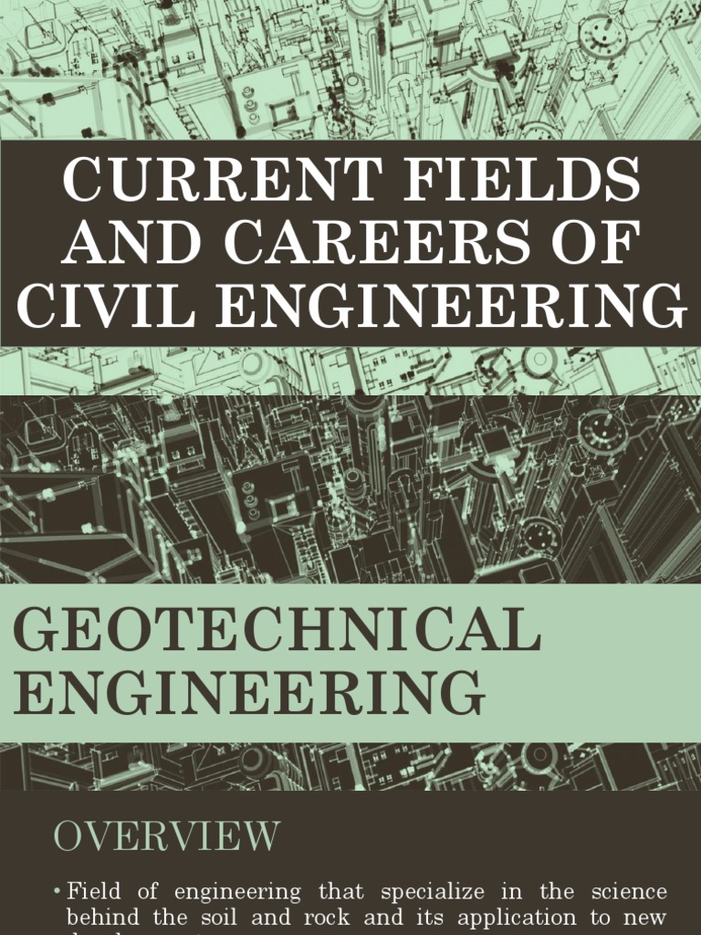 Current Fields and Careers of Civil Engineering | PDF | Surveying ...