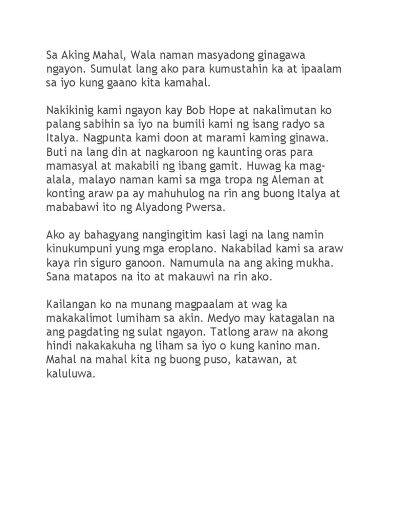 Sa Aking Mahal | PDF