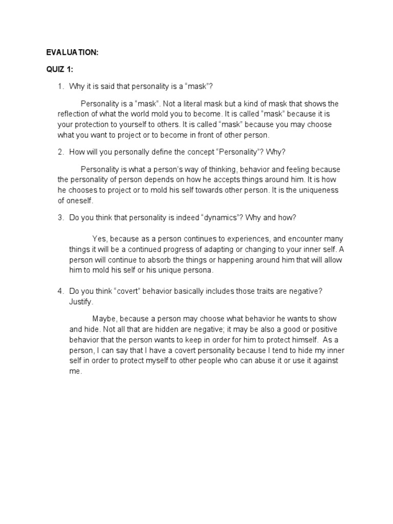 Quiz (PD) | PDF